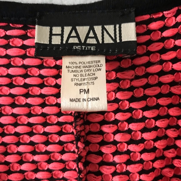 Haani | Dresses | Haani Petite Black Pink Polkadot Dress | Poshmark